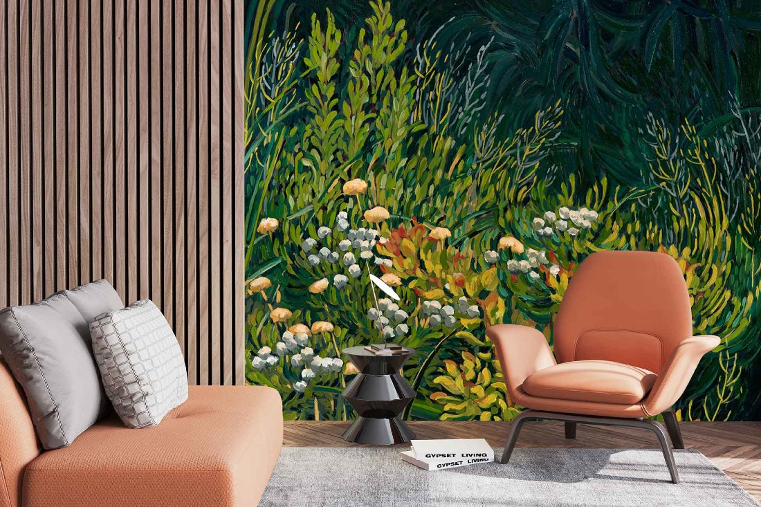 From artwork to wallpaper: a collaboration – Hermien van der Merwe Art